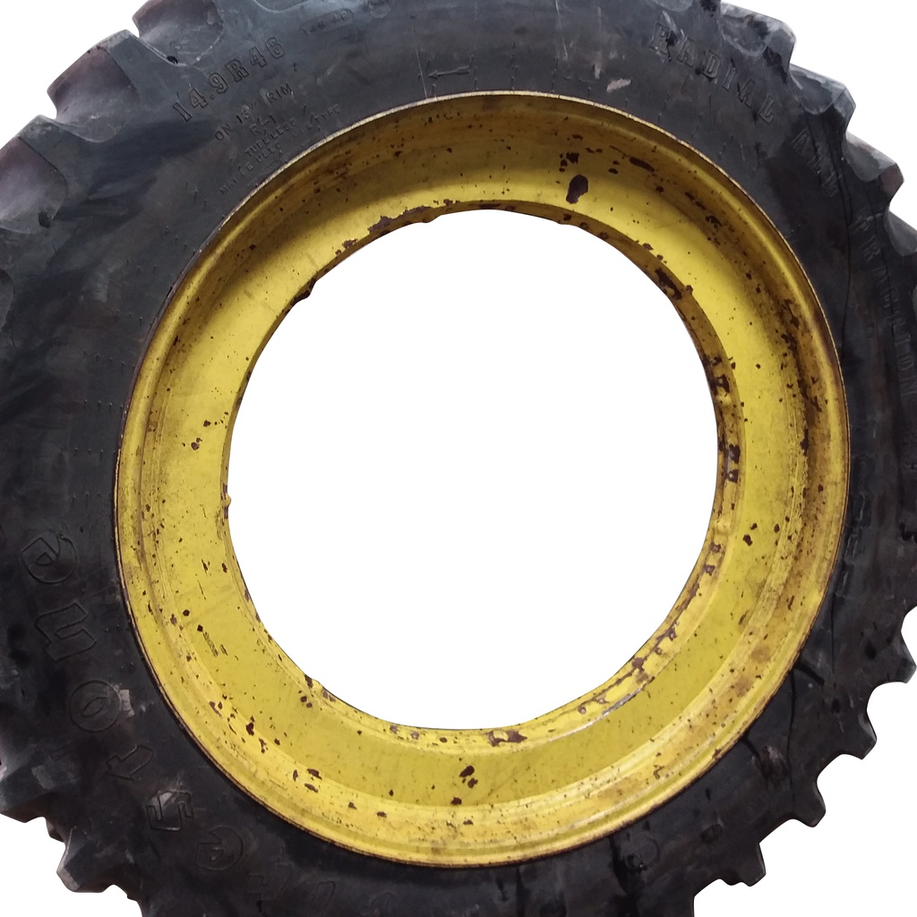 USED 12"W x 46-38"D, John Deere Yellow Single Bevel Step-Up Rim for ...
