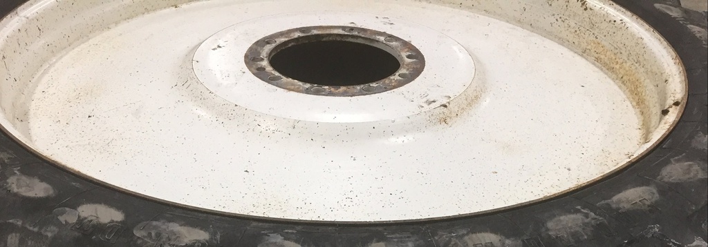 USED 10"W x 54"D, New Holland White 10-Hole Spun Disc , -5.25" Offset ...
