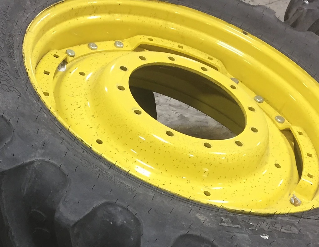 12"W x 38"D Waffle Wheel (Groups of 3 bolts) Rim with 12-Hole Center ...