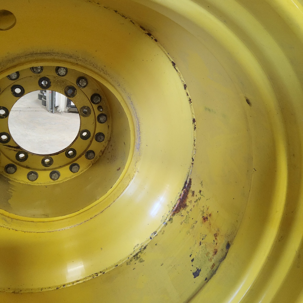 REFURBISHED 25"W x 38"D, John Deere Yellow 10-Hole Straddle Dual ...