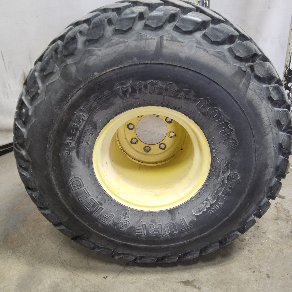 USED 21.5L-16.1 Firestone Turf & Field R-3 C (6 Ply), 90% for Sale ...