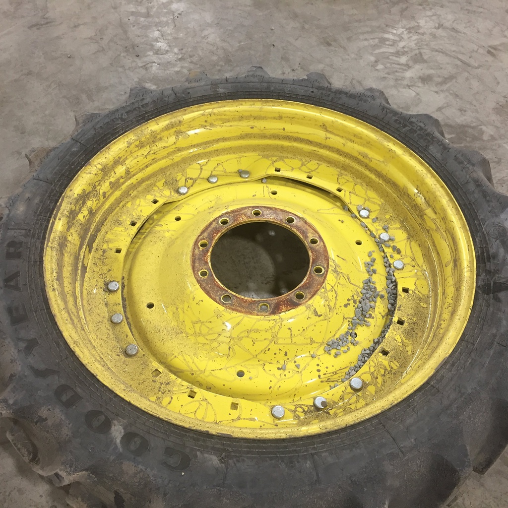 10-Hole Waffle Wheel (Groups of 3 bolts) Center for 38"-54" Rim, John ...