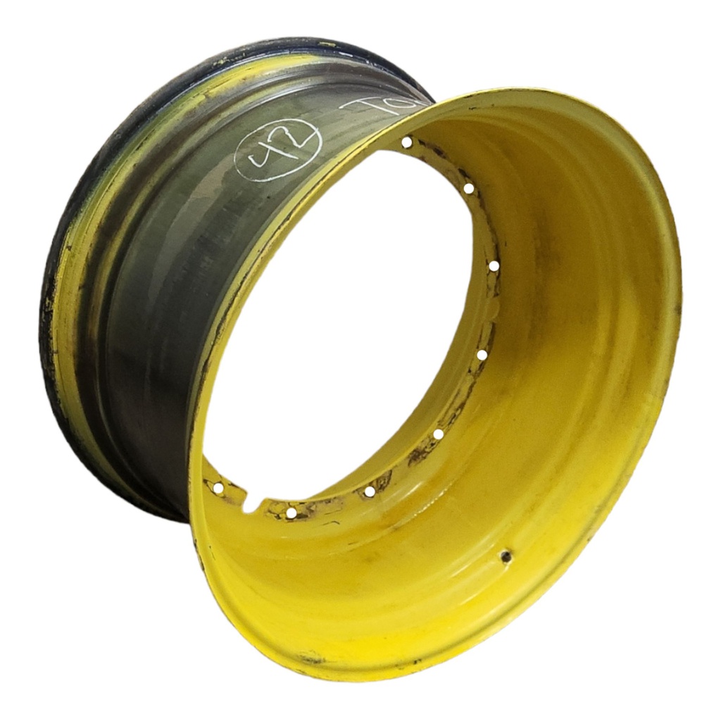 USED 23"W x 42"D, John Deere Yellow 12-Hole Stub Disc , -3.75" Offset ...