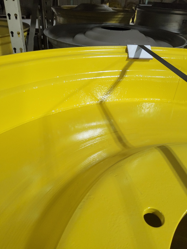 REFURBISHED 13"W x 46"D, John Deere Yellow 10-Hole Formed Plate for ...