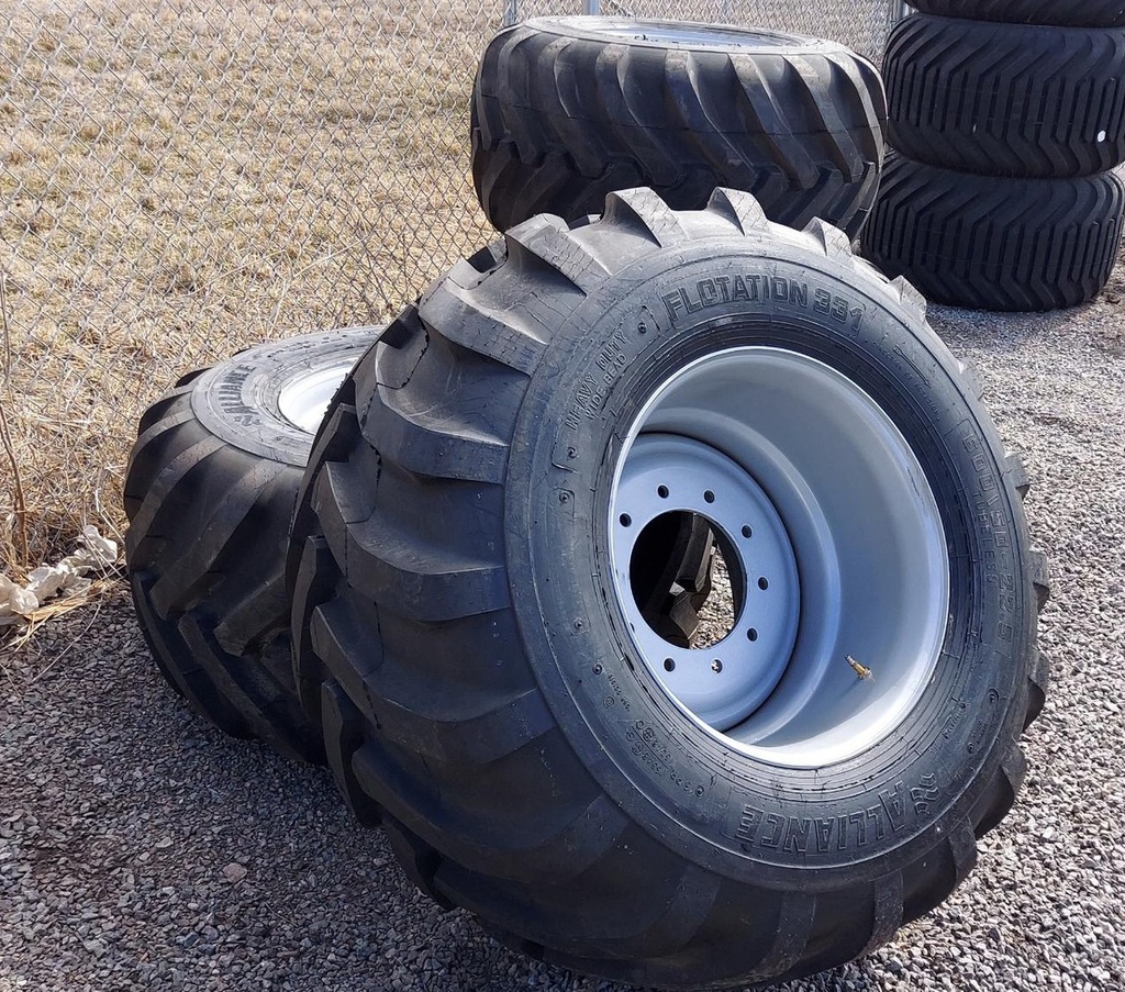 600/50-22.5 Alliance 331 Flotation IMP HF-3/I-3 on Case IH Silver Mist ...