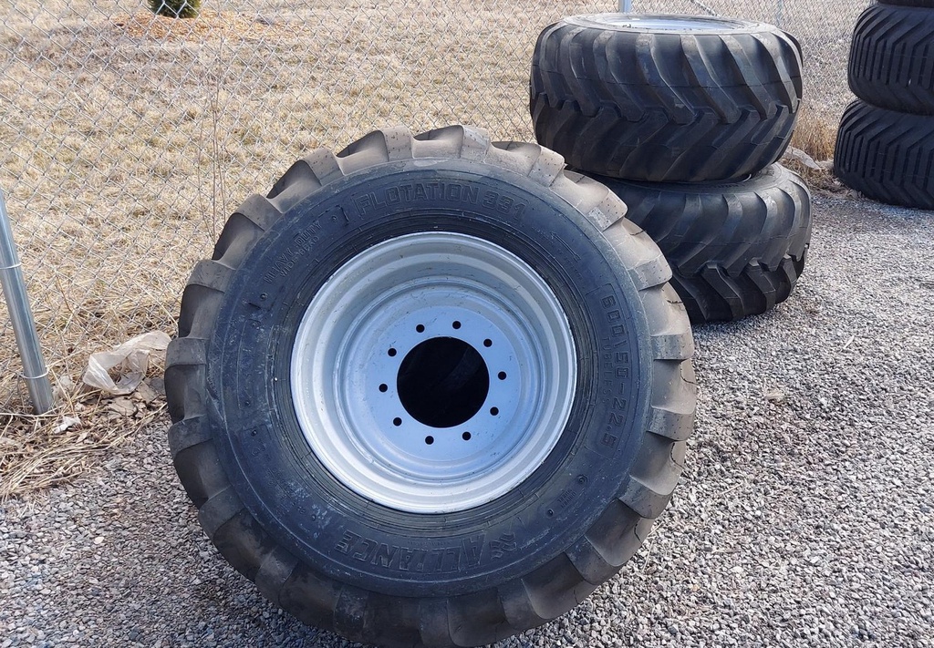 NEW 600/50-22.5 Alliance 331 Flotation IMP HF-3/I-3 on Case IH Silver ...