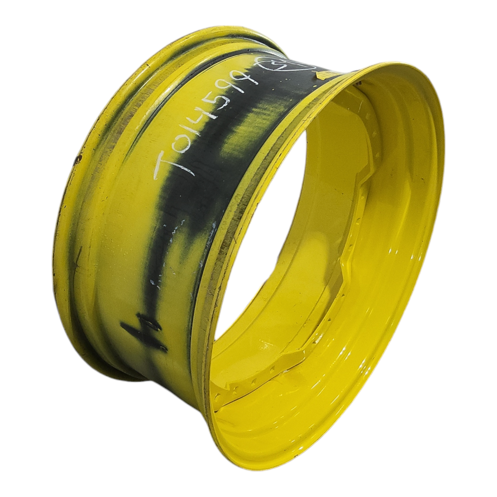 USED 15"W x 34"D, John Deere Yellow 12-Hole Waffle Wheel (Groups of 3 ...