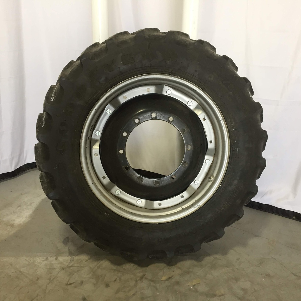 13"W x 34"D Waffle Wheel (Groups of 2 bolts) Rim with 12-Hole Center ...