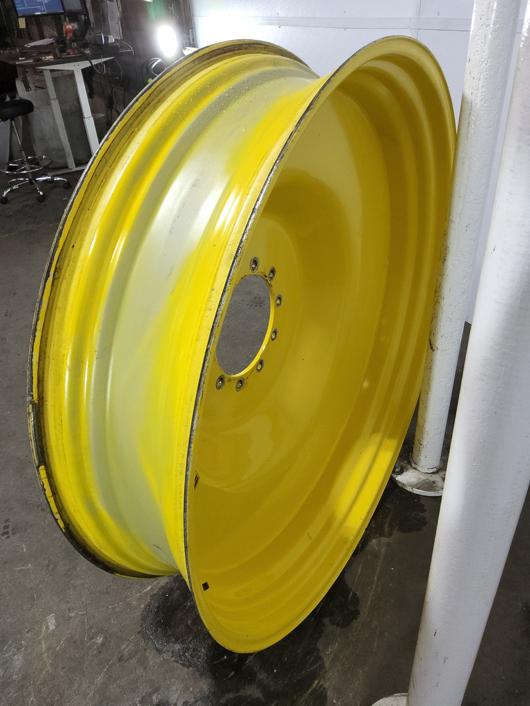 USED 12"W x 50"D, John Deere Yellow 10-Hole Spun Disc , -7.5" Offset ...