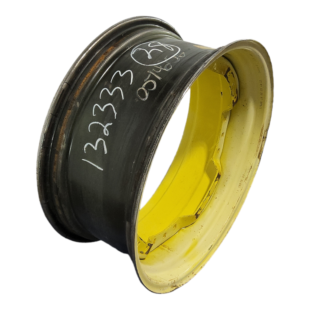 USED 12"W x 28"D, John Deere Yellow 12-Hole Waffle Wheel (Groups of 3 ...