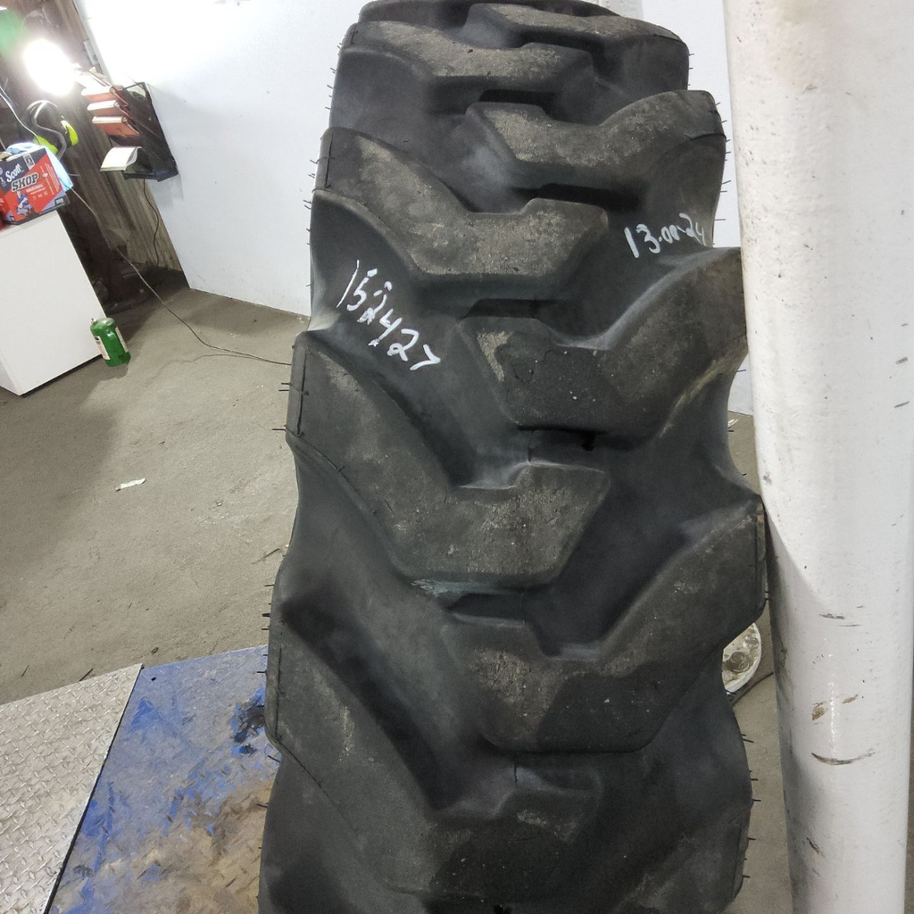 USED 13.00-24 Firestone Super Ground Grip RB G-2 F (12 Ply), 80% for ...