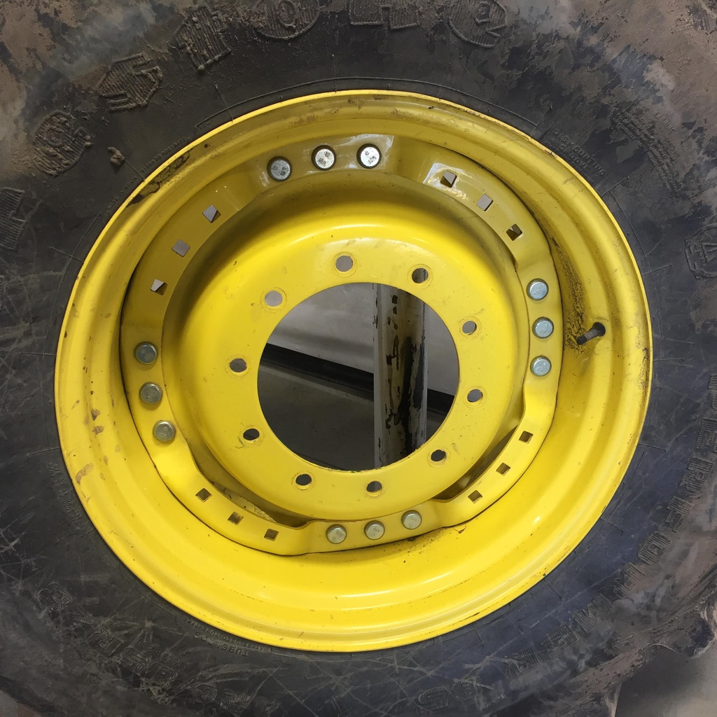 USED 15"W x 28"D Waffle Wheel (Groups of 3 bolts) Rim with 10-Hole ...