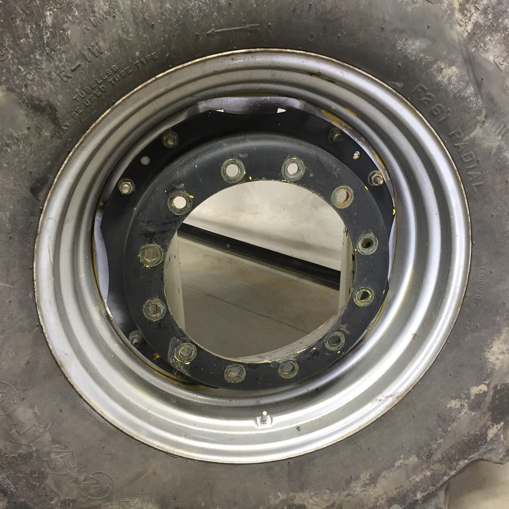 USED 15"W x 30"D Waffle Wheel (Groups of 2 bolts) Rim with 12-Hole ...