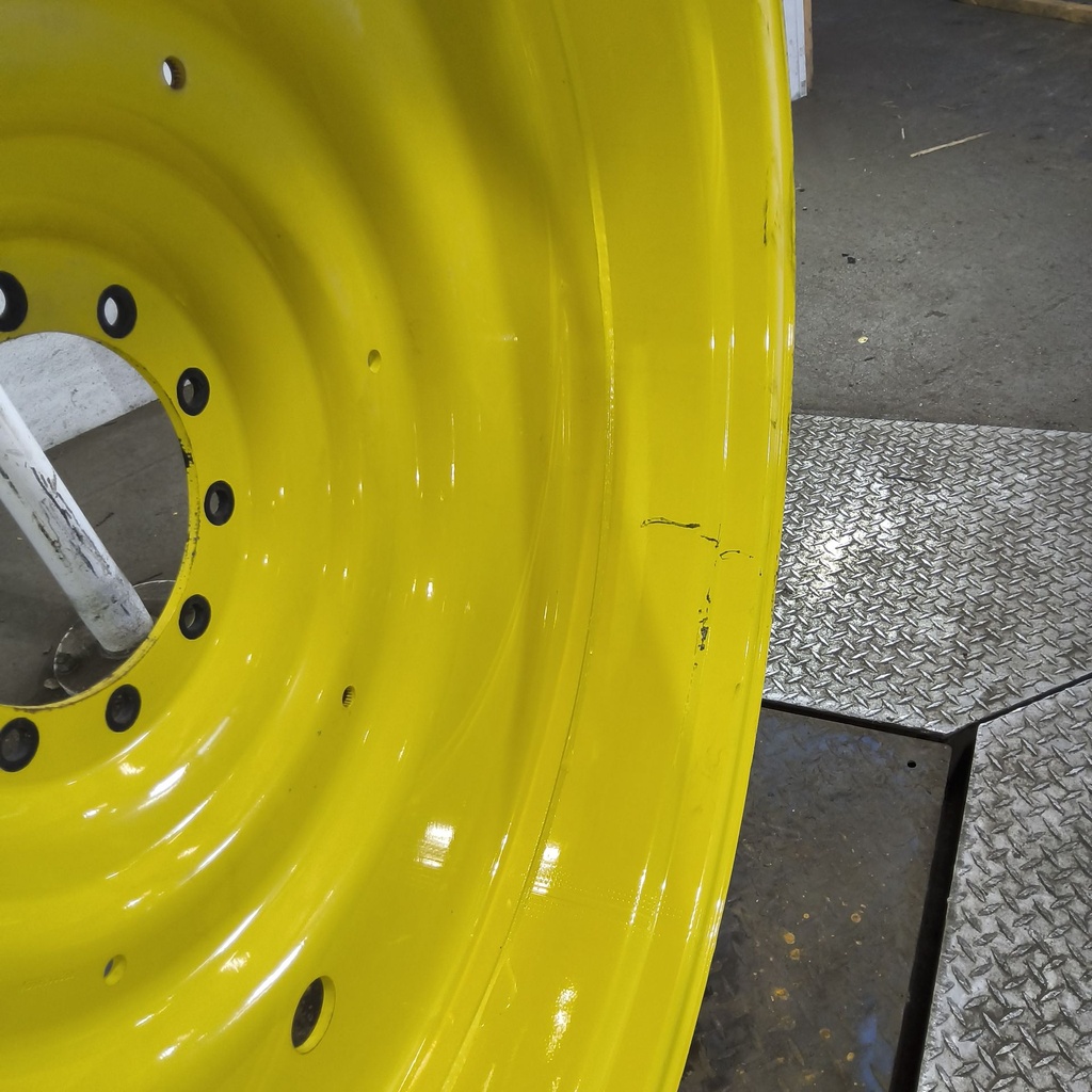 USED 12"W x 54"D, John Deere Yellow 10-Hole Formed Plate , -9.25 ...