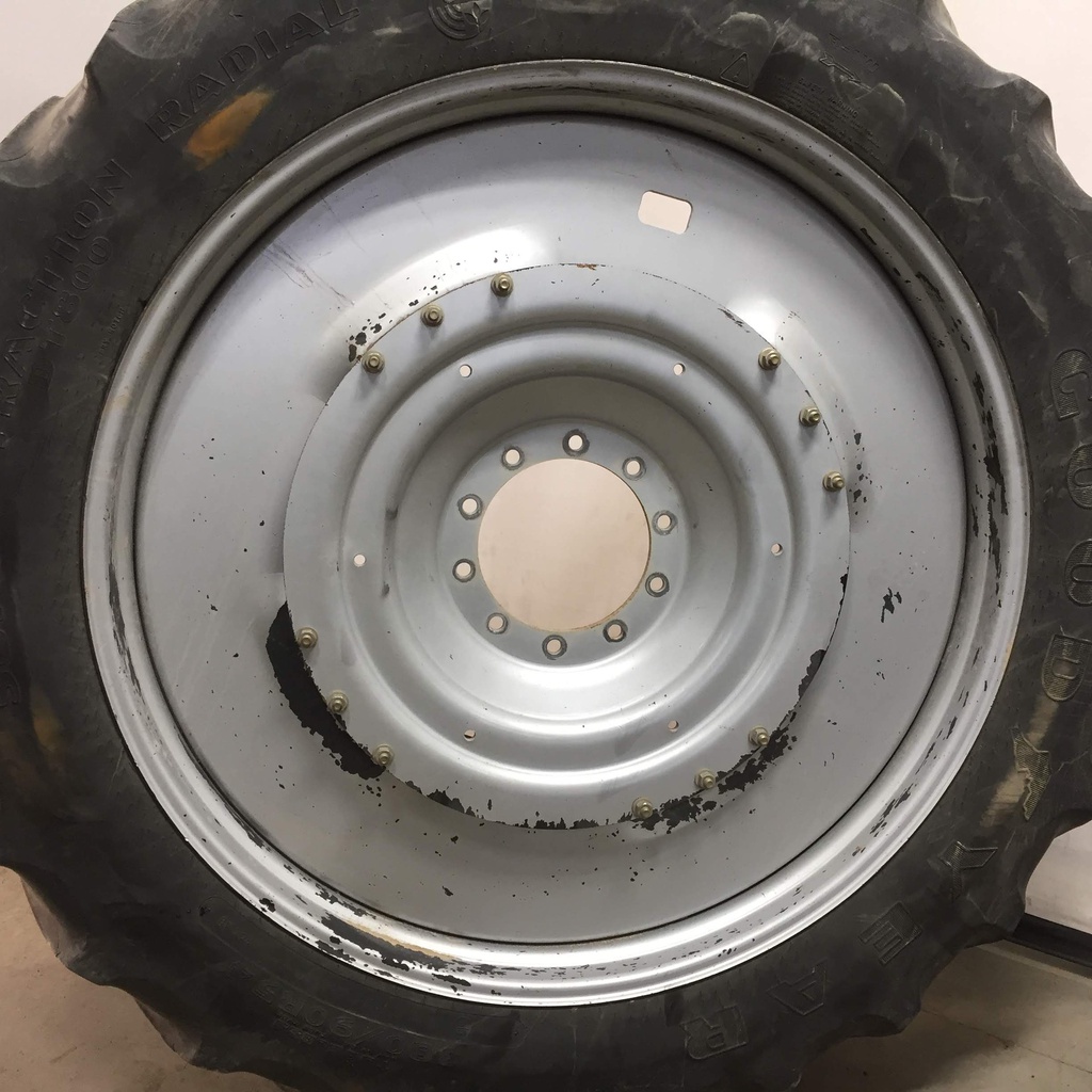 USED 12"W x 54"D, Case IH Silver Mist 12-Hole Waffle Wheel (Groups of 3 ...