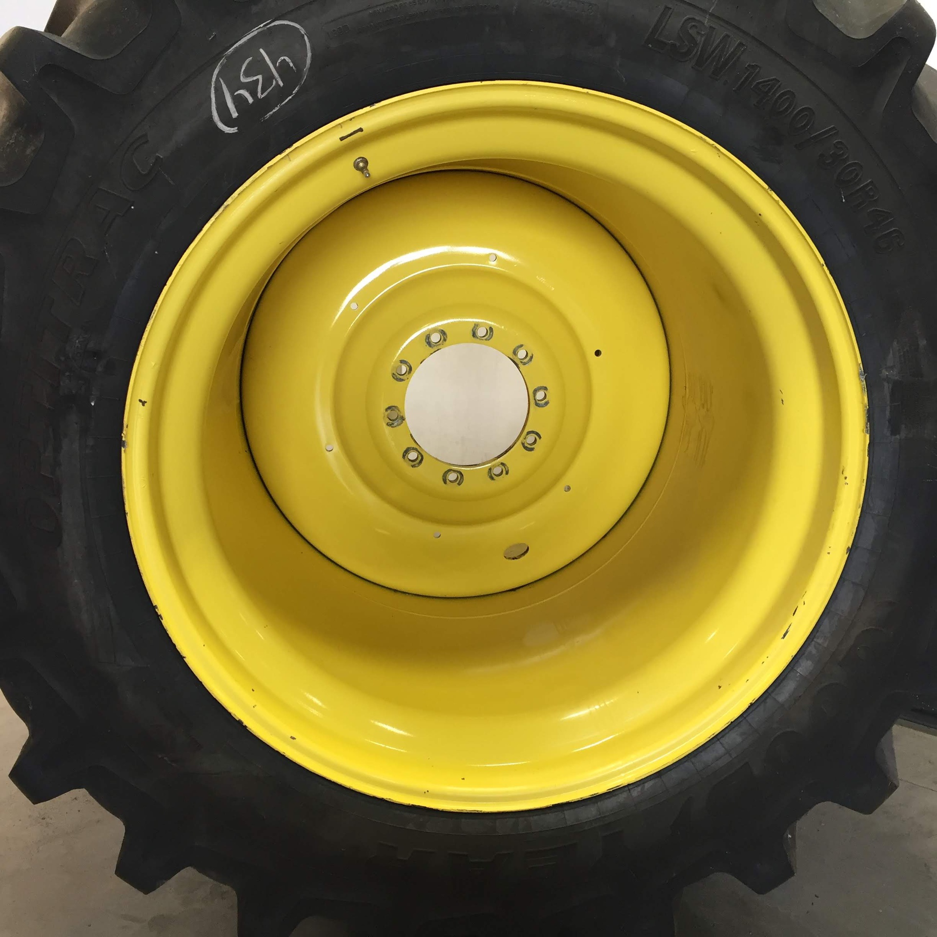 Used1400/30R46 Goodyear Farm Optitrac R-1W on Formed Plate Agriculture ...