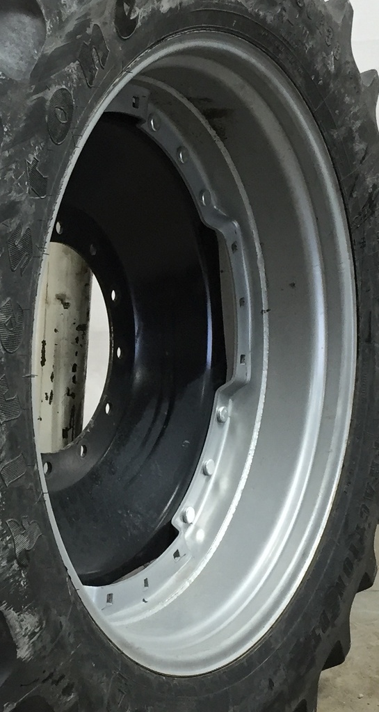 12"W x 38"D Waffle Wheel (Groups of 3 bolts) Rim with 12-Hole Center ...