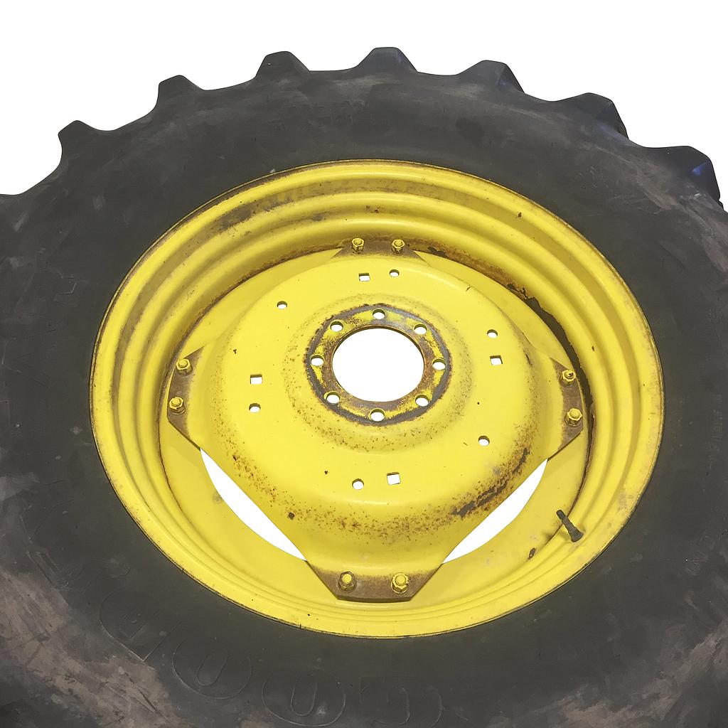 USED 8-Hole Stub Disc Center for 34" Rim, John Deere Yellow for Sale ...