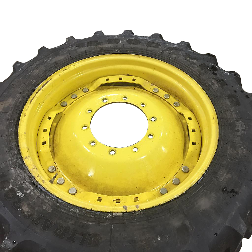 USED 13"W x 34"D Waffle Wheel (Groups of 3 bolts) Rim with 10-Hole ...