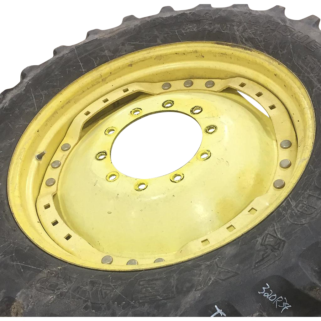 USED 10"W x 34"D Waffle Wheel (Groups of 3 bolts) Rim with 10-Hole ...