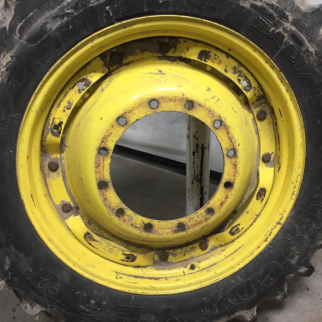 USED 10"W x 34"D Waffle Wheel (Groups of 2 bolts) Rim with 12-Hole ...