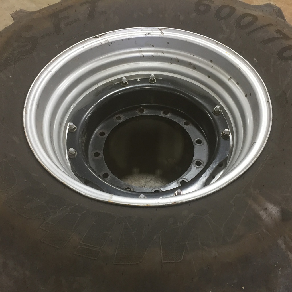 20"W x 30"D Waffle Wheel (Groups of 2 bolts) Rim with 12-Hole Center ...