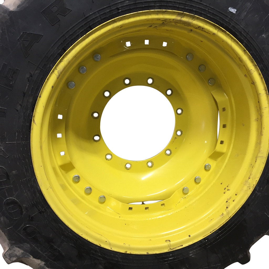 13"W x 34"D Waffle Wheel (Groups of 3 bolts) Rim with 12-Hole Center ...