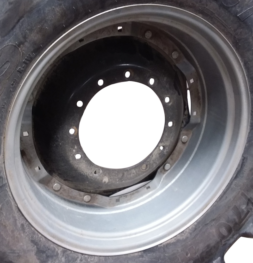 USED 15"W x 34"D Waffle Wheel (Groups of 2 bolts) Rim with 12-Hole ...