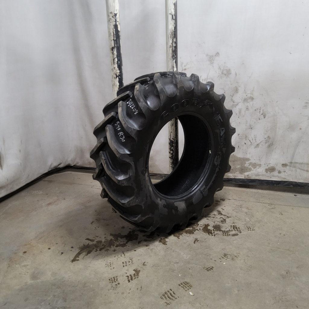 USED 540/65R30 Goodyear Farm DT820 Super Traction R-1W 150B 80% for ...