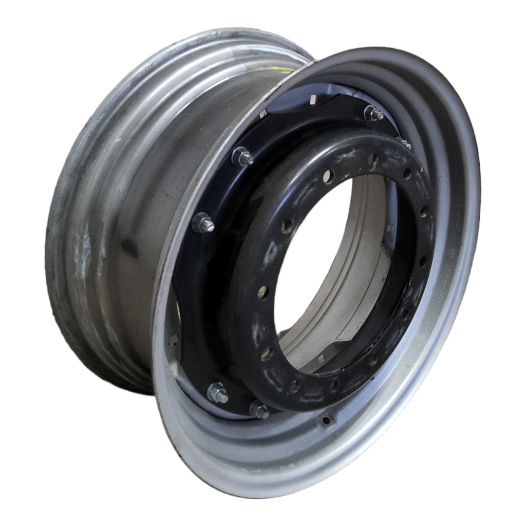 13"W x 30"D, Case IH Silver Mist 8-Hole Waffle Wheel (Groups of 2 bolts ...