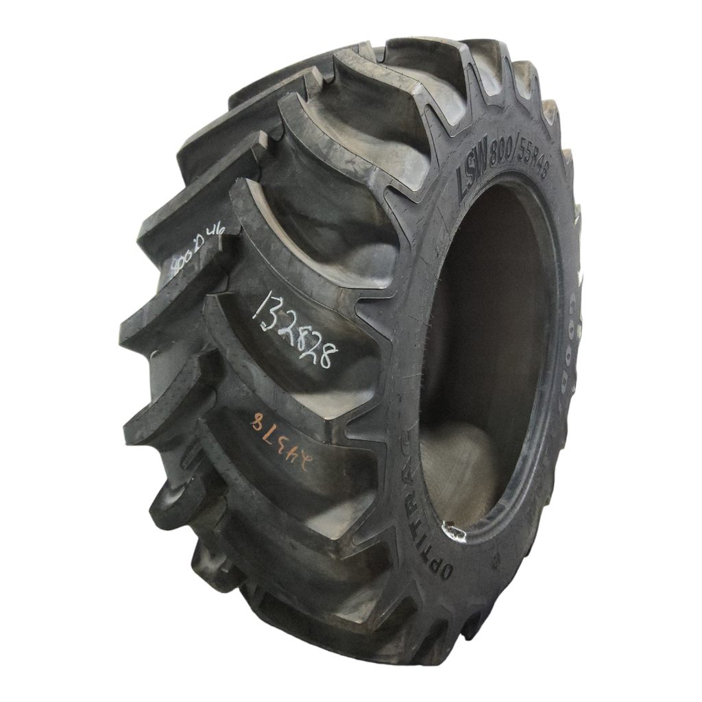 USED LSW800/55R46 Goodyear Farm Optitrac R-1W 178D 99% for Sale | NTS ...