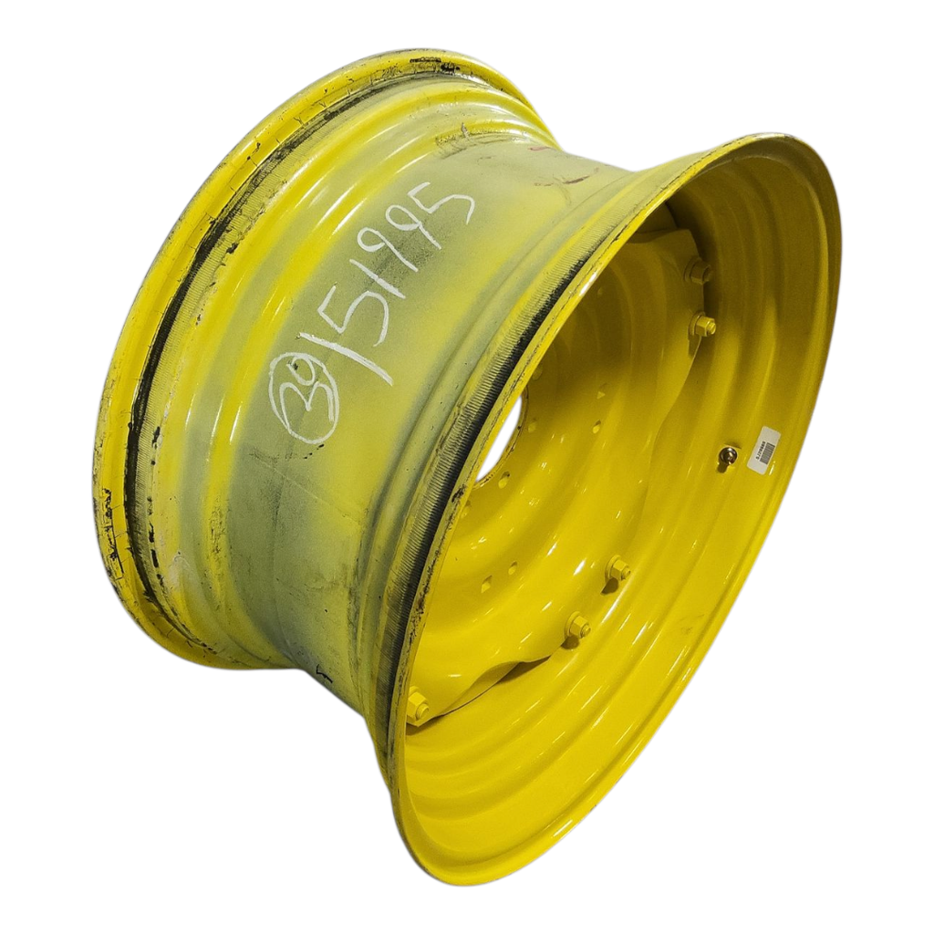 USED 15"W x 30"D, John Deere Yellow 8-Hole Stub Disc (groups of 2 bolts ...