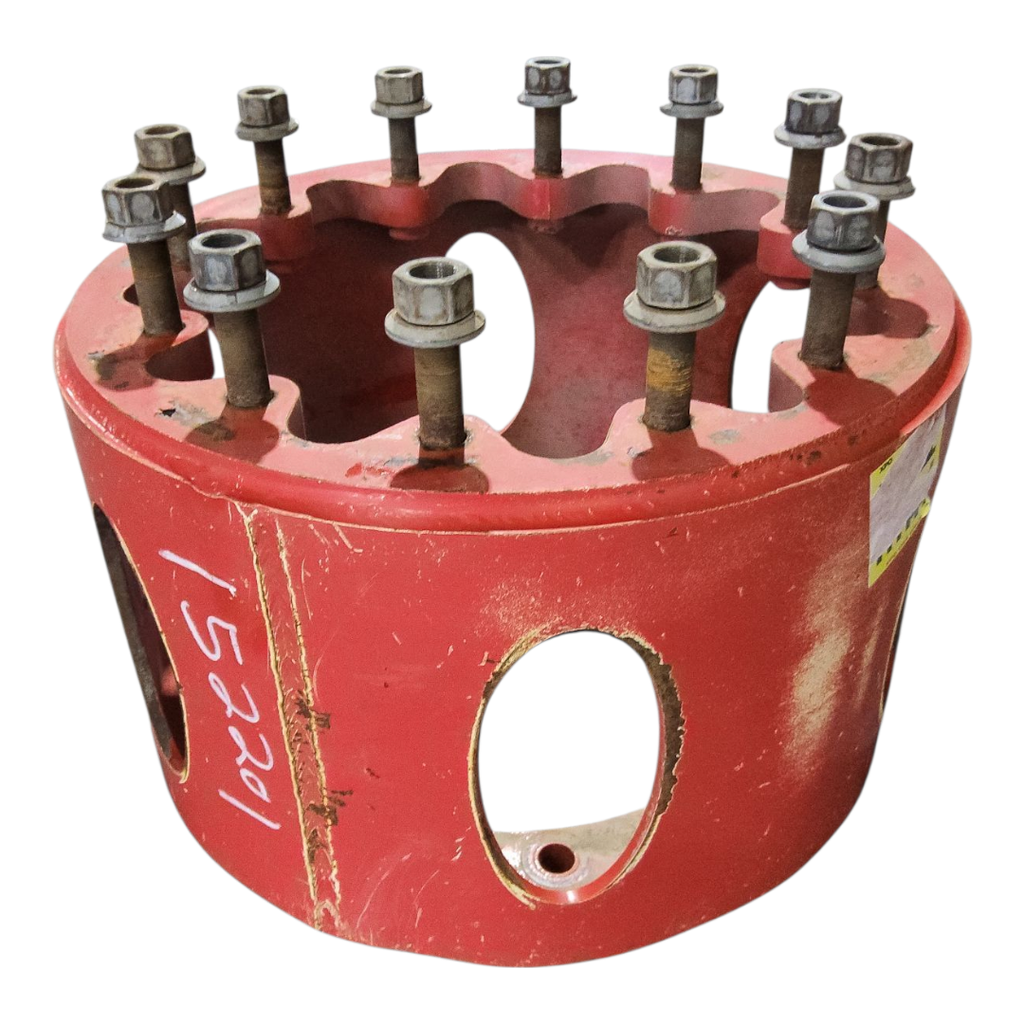 USED 12-Hole 13.5"L FWD Spacer, Fendt/Agco Red for Sale | NTS Tire Supply