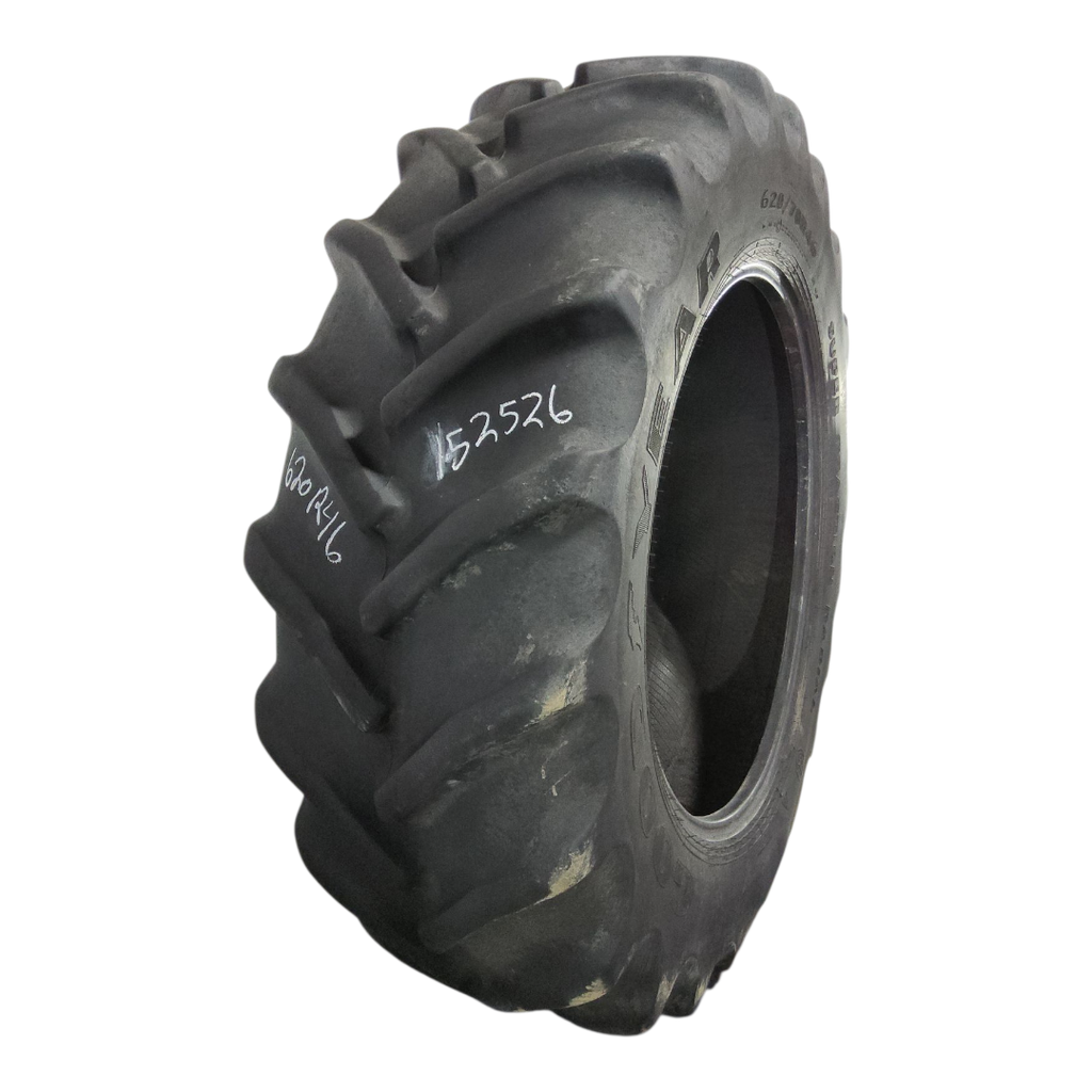 USED 620/70R46 Goodyear Farm DT820 Super Traction R-1W 162A8 60% for ...