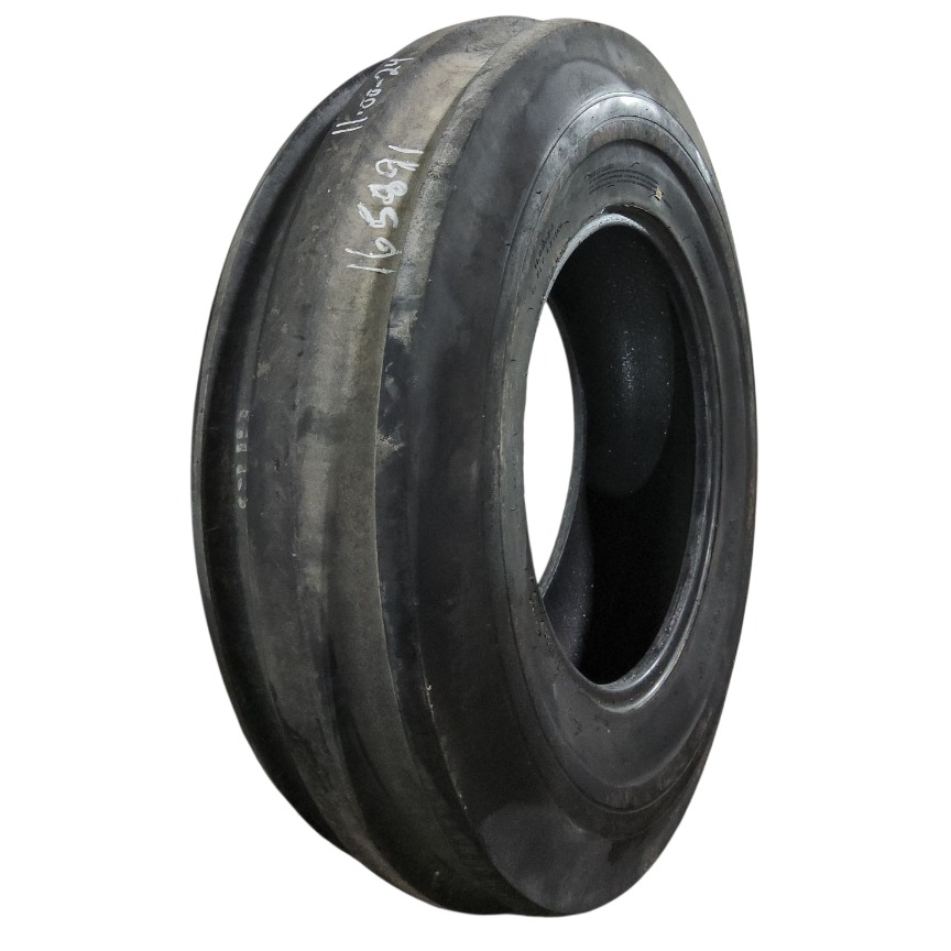 USED 11.00-24 Firestone Champion Guide Grip HD 3-Rib F-2 D (8 Ply), 70% ...