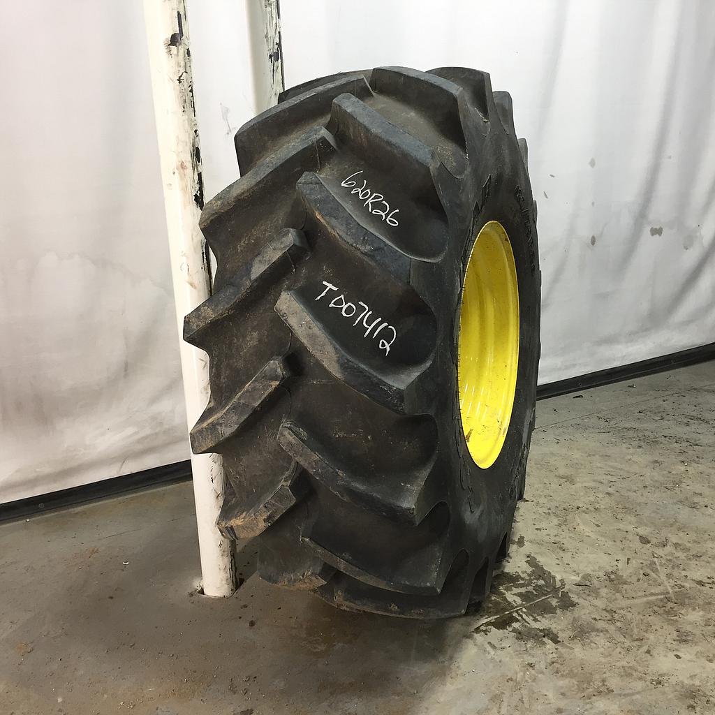 USED 620/75R26 Goodyear Farm DT820 Super Traction R-1W 166B 95% for ...