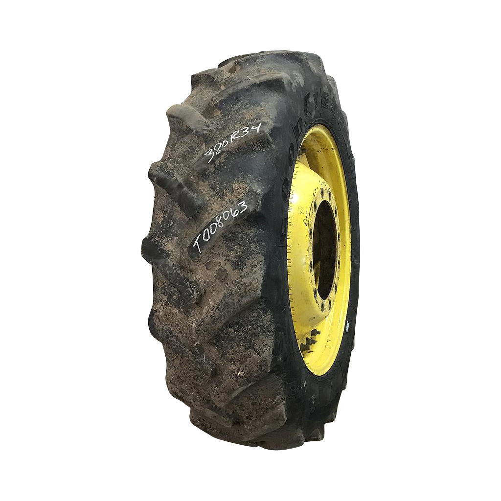 USED 380/85R34 Goodyear Farm DT800 Super Traction R-1W 137B 25% for ...