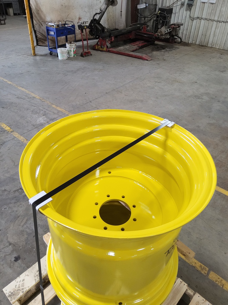 REFURBISHED 25"W x 26"D, John Deere Yellow 8-Hole Spun Disc for Sale ...