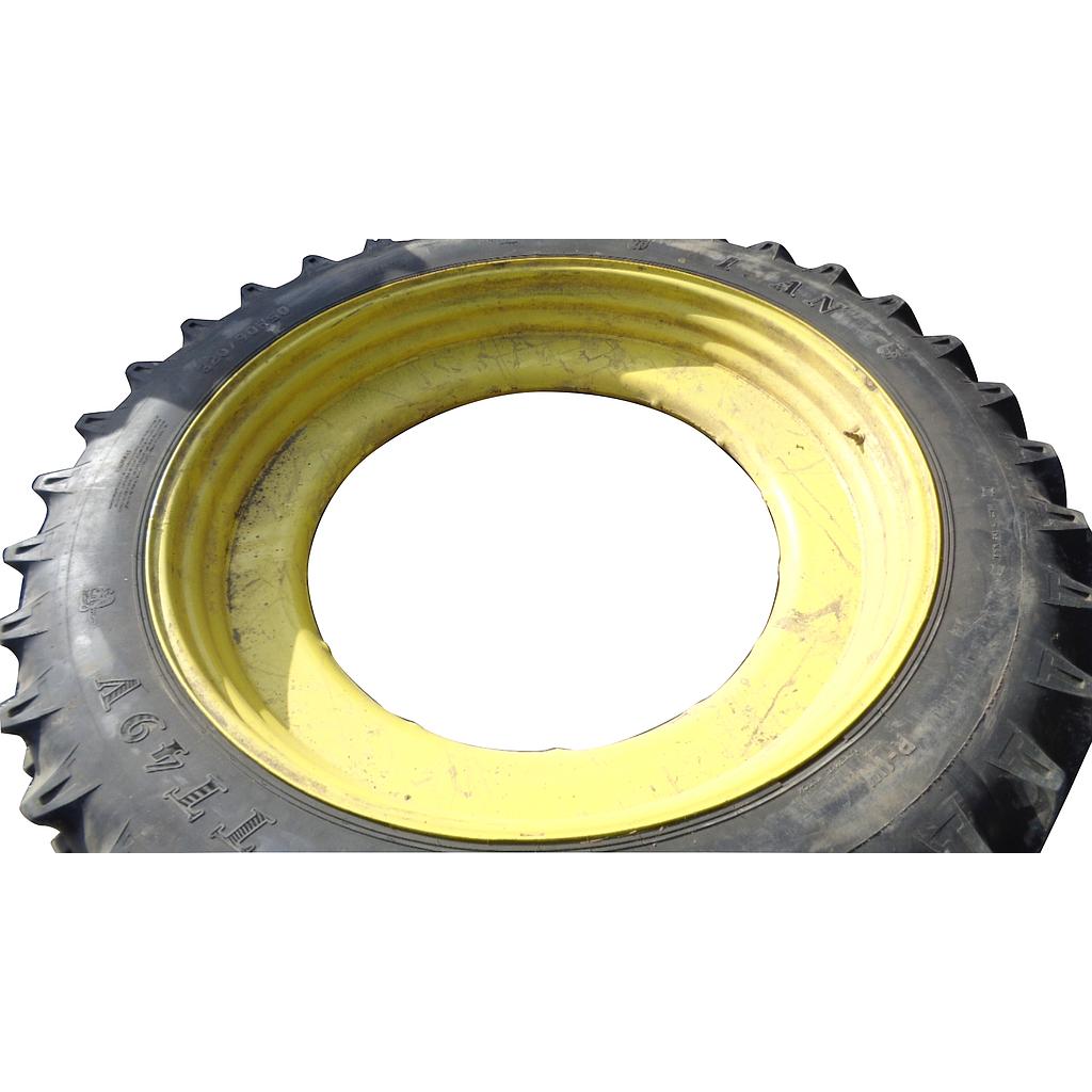10"W x 50-38"D, John Deere Yellow Single Bevel Step-Up Rim | NTS Tire ...