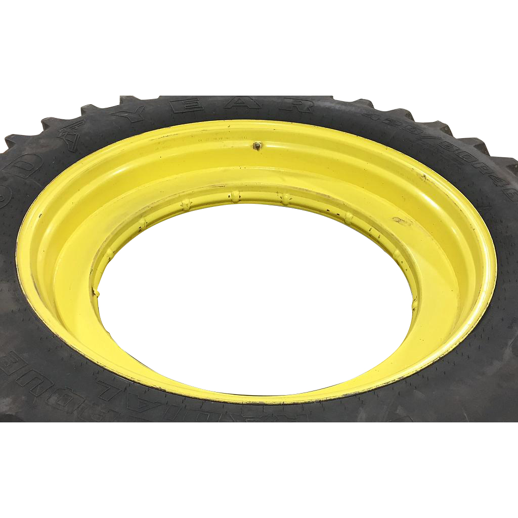 12"W x 46-38"D, John Deere Yellow Single Bevel Step-Up Rim | NTS Tire ...