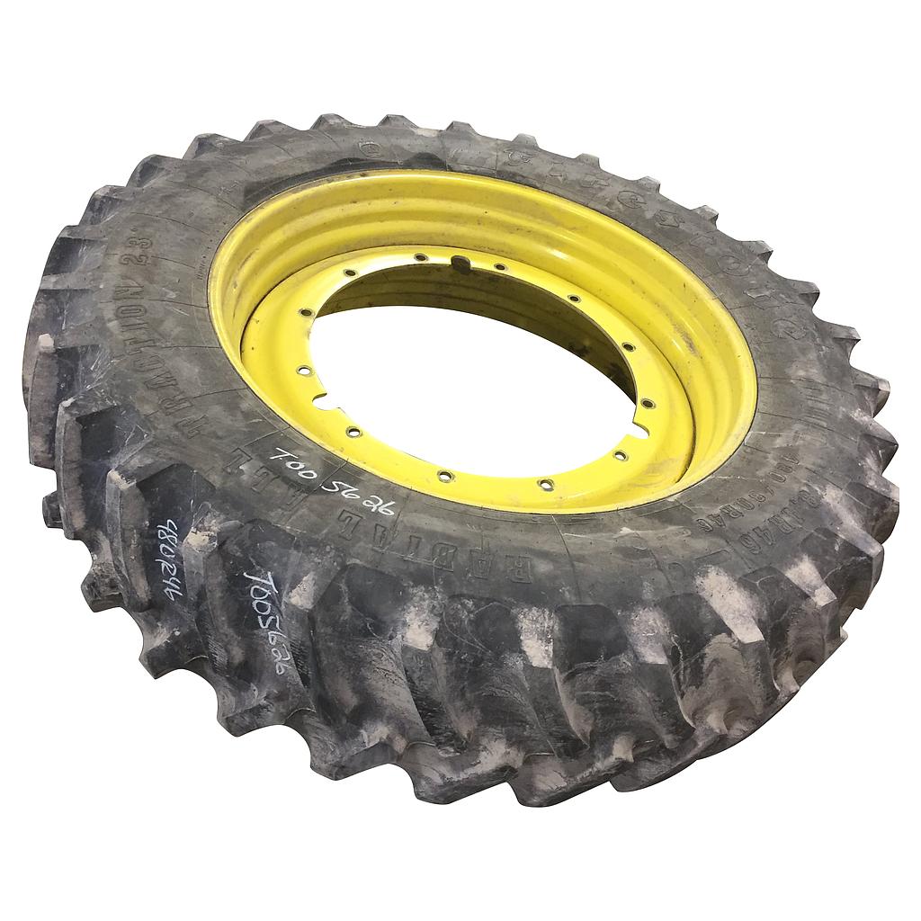 USED 16"W x 46"D, John Deere Yellow 12-Hole Stub Disc , -3.25" Offset ...