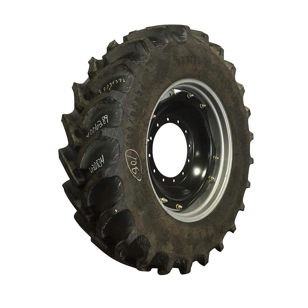 USED 12-Hole Waffle Disc (Groups of 2 Bolts) Center for 34" Rim, Black ...