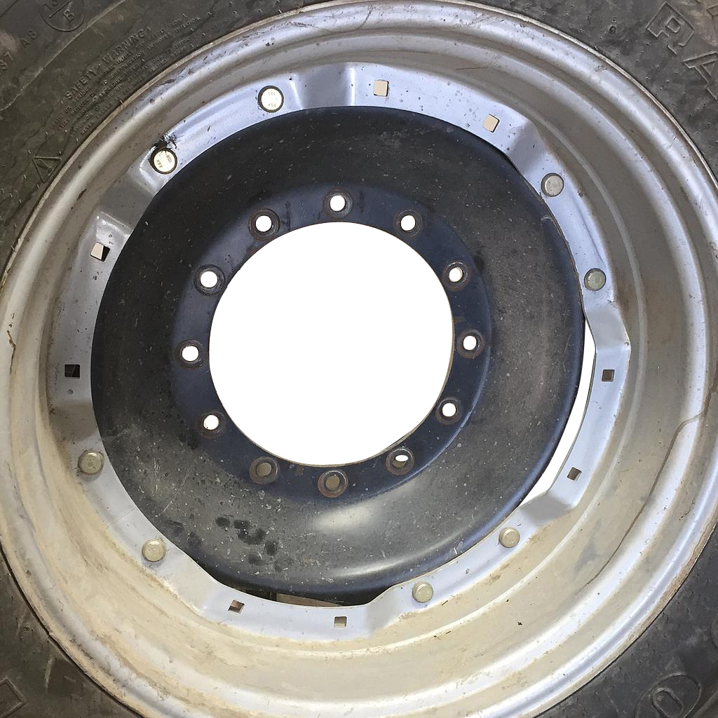USED 12-Hole Waffle Disc (Groups of 3 Bolts) Center for 34" Rim, Black ...