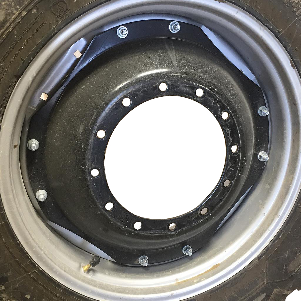 USED 12-Hole Waffle Disc (Groups of 2 Bolts) Center for 34" Rim, Black ...