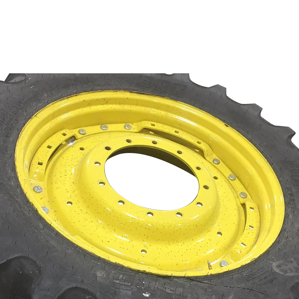 12"W x 38"D Waffle Wheel (Groups of 3 bolts) Rim with 12-Hole Center ...