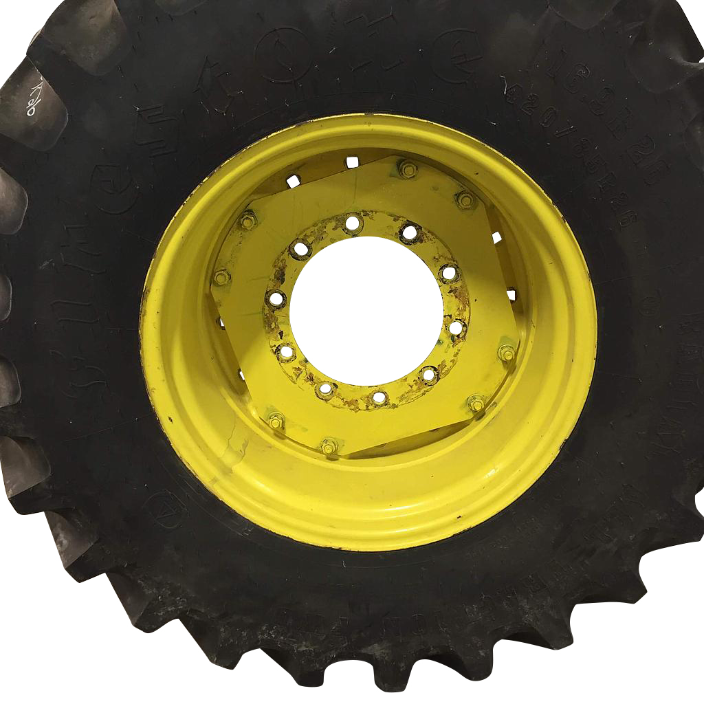 15"W x 26"D Waffle Wheel (Groups of 2 bolts) Rim with 10-Hole Center ...