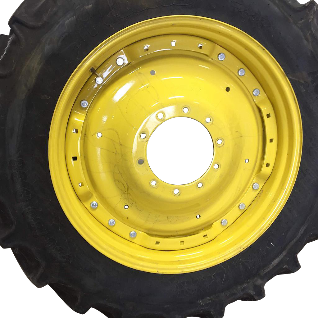 12"W x 38"D Waffle Wheel (Groups of 3 bolts) Rim with 10-Hole Center ...