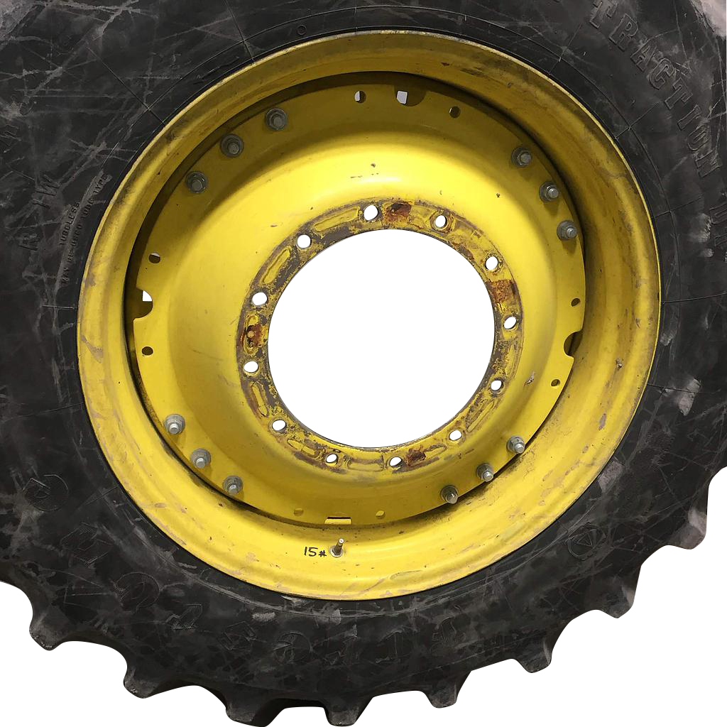 USED 15"W x 34"D Waffle Wheel (Groups of 3 bolts) Rim with 12-Hole ...