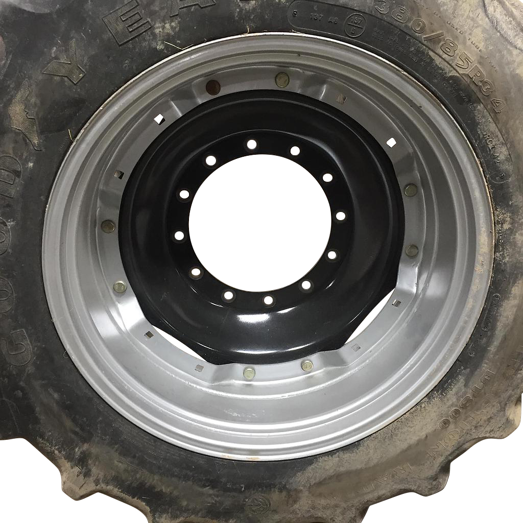 13"W x 34"D Waffle Wheel (Groups of 2 bolts) Rim with 12-Hole Center ...