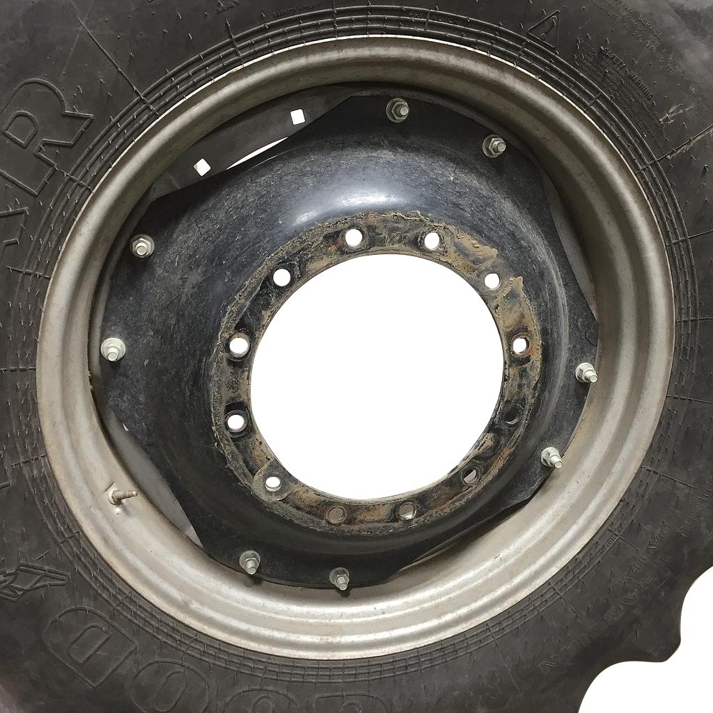 15"W x 34"D Waffle Wheel (Groups of 2 bolts) Rim with 12-Hole Center ...